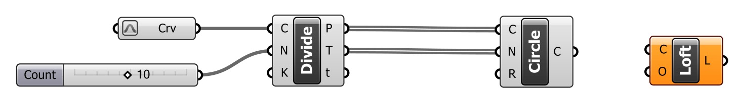 Step-by-Step: Lofted Surface Along Curve in Grasshopper | Architectural ...